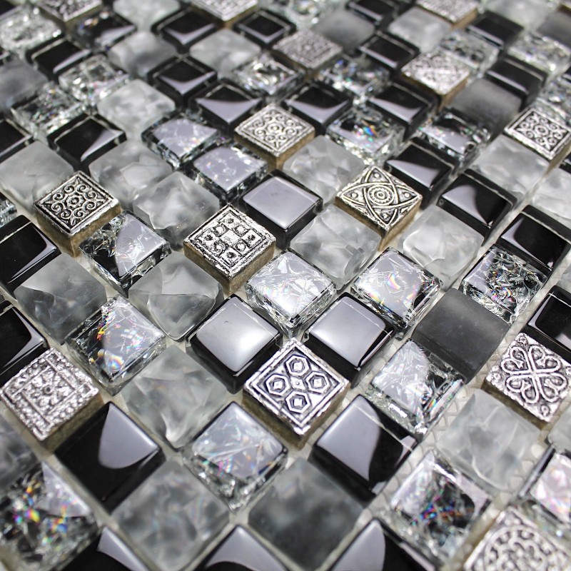 Pared de baño de mosaico y piso mvp-shiro 1sqm